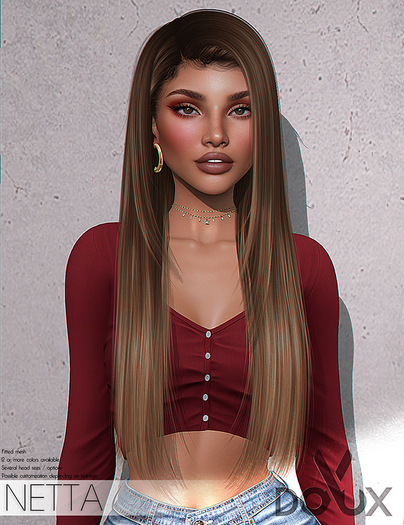 Second Life Marketplace Doux Netta Hairstyle [demo]